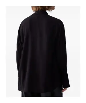 Liu Jo Long Sleeve Draped Shirt With Scarf Detail