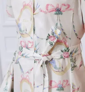 Dior Shirtdress With Médaillon Motif
