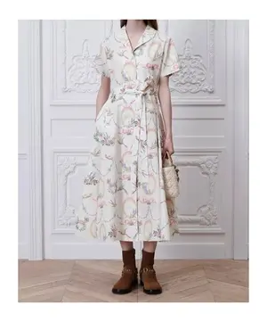 Dior Shirtdress With Médaillon Motif