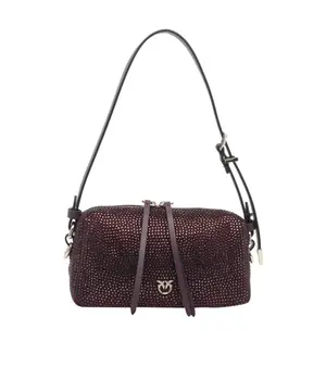 Pinko Embellished Mini Crossbody Bag - Black