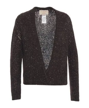 KAOS Long-sleeved Knitted Cardigan - Moro
