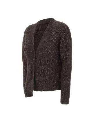 KAOS Open-knit Sequined Cardigan - Moro