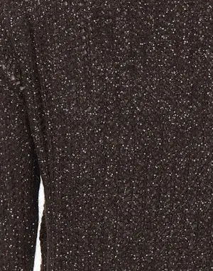 KAOS Open-knit Sequined Cardigan - Moro