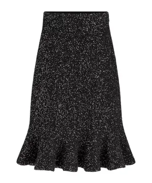 Dior Godet Skirt - Black