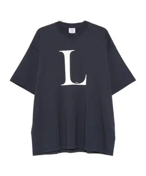 Vetements Short-sleeved T-shirt - Navy