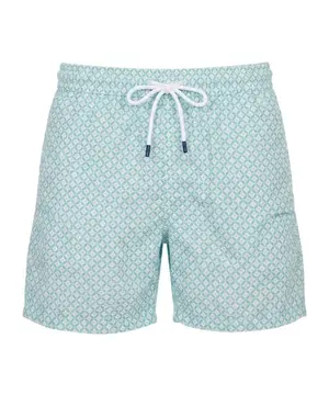 Fedeli Drawstring Swim Shorts - Blue