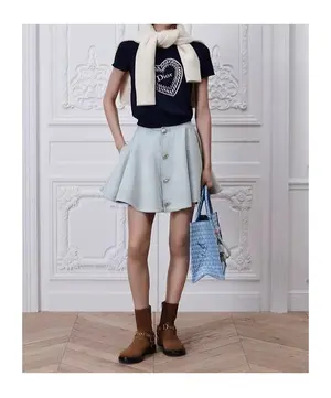 Dior Short-sleeved Sweater With Heart Motif