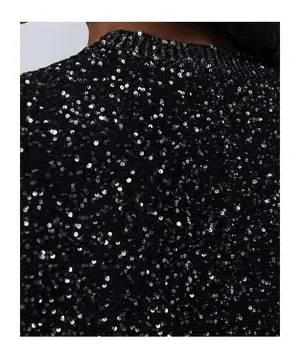 Dior Short-sleeved Peplum Sweater With Medallion Button