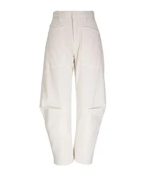 NILI LOTAN Casual Trousers With Belt Loops - White