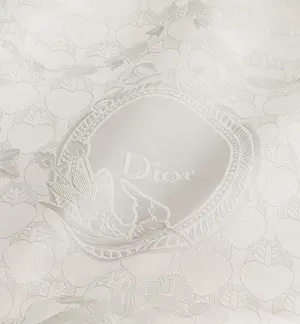 Dior Mid-length Flared Skirt With Allover Signatures