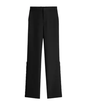 Dior Fitted Flared Pants - Black