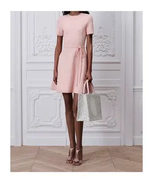 Dior Short Flared Cannage Dress