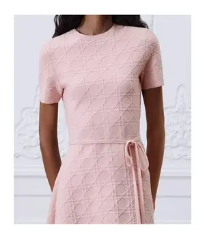 Dior Short Flared Cannage Dress