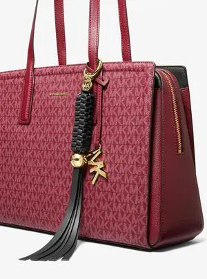 Michael Kors Woven Tassel Charm - Black
