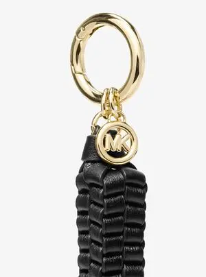 Michael Kors Woven Tassel Charm In By - Black