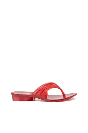 DIESEL® Sculptural Melflex Flip-flops - Red