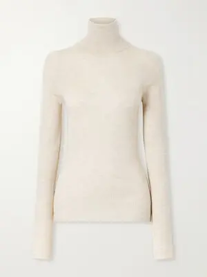 Arch4 Fine Knit Cashmere Ribbed Turtleneck