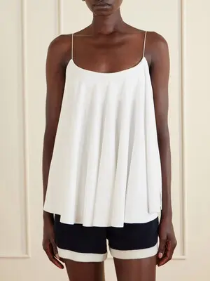 Jacquemus Le Haut Voile Open-back Jersey Top
