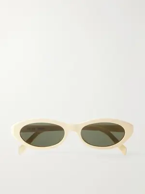 Celine Triomphe Oval-frame Sunglasses