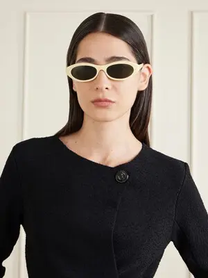 Celine Triomphe Oval-frame Sunglasses