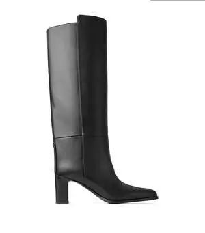 JIMMY CHOO Caly 65 Leather Knee-high Boots