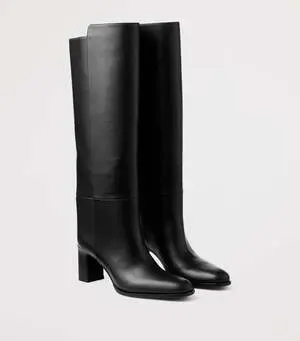 JIMMY CHOO Caly 65 Leather Knee-high Boots