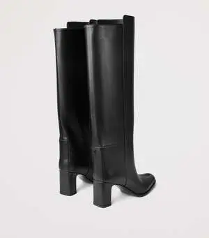 JIMMY CHOO Caly 65 Leather Knee-high Boots