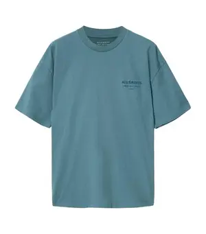ALLSAINTS Organic Cotton Xander T-shirt - Blue