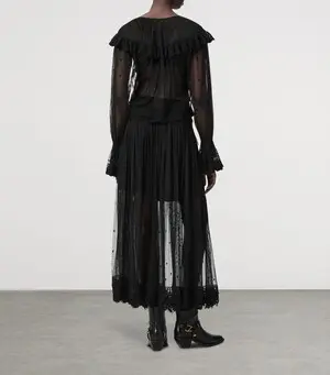 ALLSAINTS Mesh Trixie Blouse