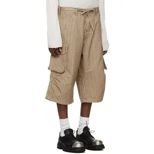 424 FAIRFAX Striped Cargo Shorts