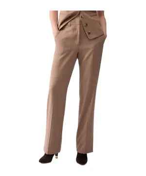 Liu Jo Straight Trousers - Beige