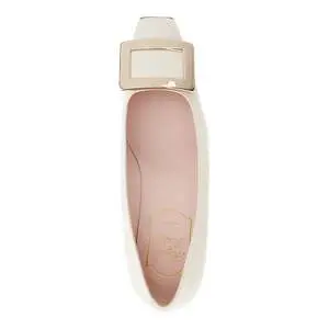 ROGER VIVIER Belle Vivier Patent Leather Pumps With Silver-finished Buckle