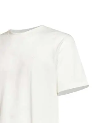 Etro Beige Cotton Logo-embroidered T-shirt - Multicolor