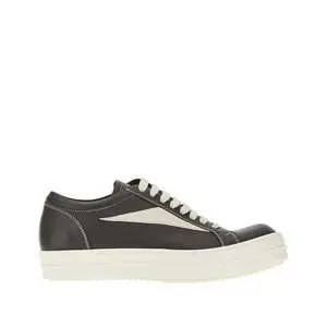 Rick Owens RICK OWENS Vintage Leather Lace-Up Sneakers Brown