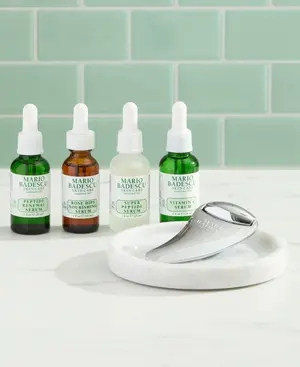 MARIO BADESCU 2-in-1 Stainless Steel Gua Sha Roller