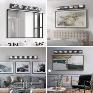 STREAMDALE FURNITURE 6-light Led Vanity Light Sleek