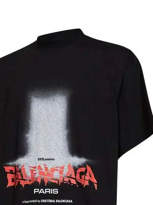 Balenciaga Black The Door Oversize T-shirt