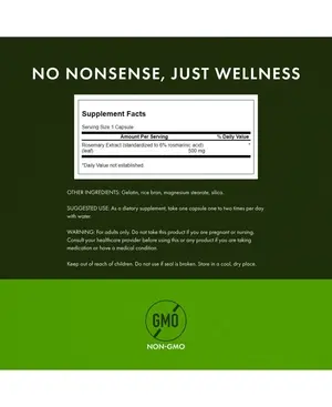 SWANSON Rosemary Extract 500 Milligrams 60 Capsules