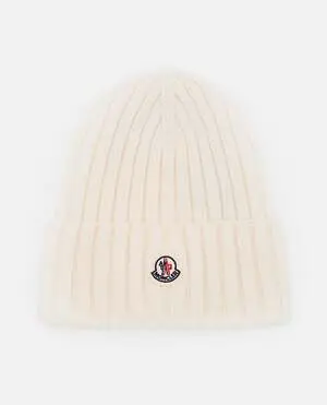 Moncler Beanie Logo Hat - Multicolor