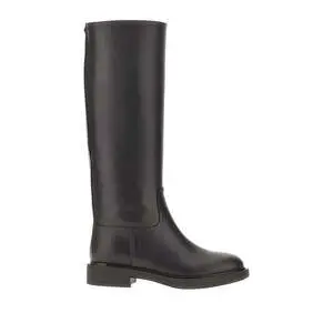 GIANVITO ROSSI Ascott Leather Knee-high Boots - Black
