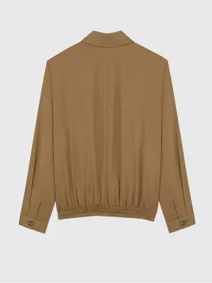 Saint Laurent Classic Collar Jacket - Cream