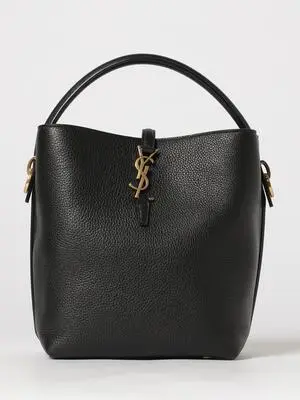 Saint Laurent Calf Leather Handbag - Black