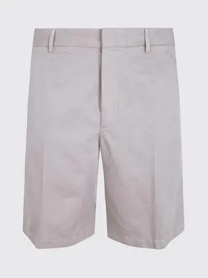 Zegna Tailored Cotton And Linen Shorts