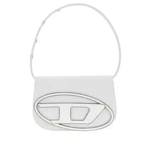 DIESEL® 1dr' Leather Shoulder Bag With Charms - White