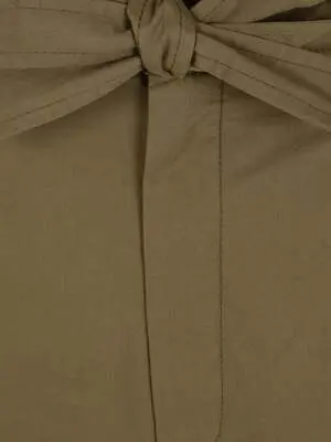 Saint Laurent Cotton Pants - Brown
