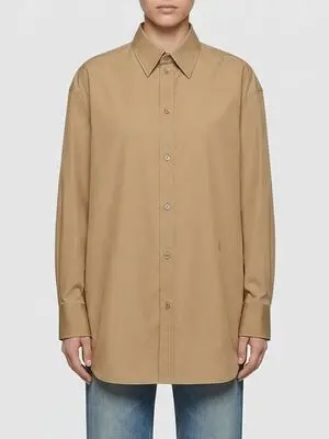 Saint Laurent Classic Collar Cotton Shirt - Brown