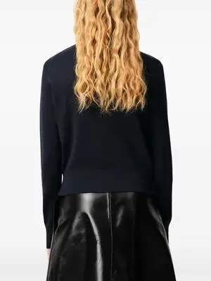 AMI Paris De Coeur Wool Cardigan