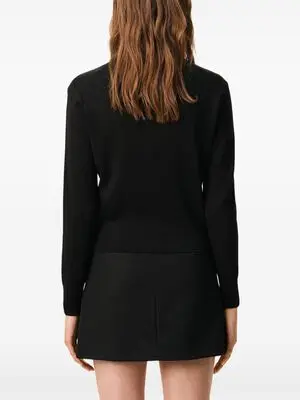 AMI Paris De Coeur Wool Cardigan