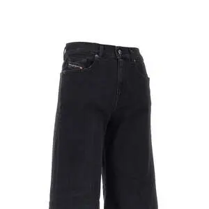 DIESEL® 1978 D-akemi Wide Leg Denim Pants