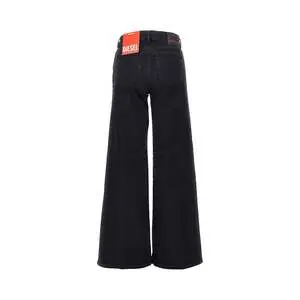 DIESEL® 1978 D-akemi Wide Leg Denim Pants